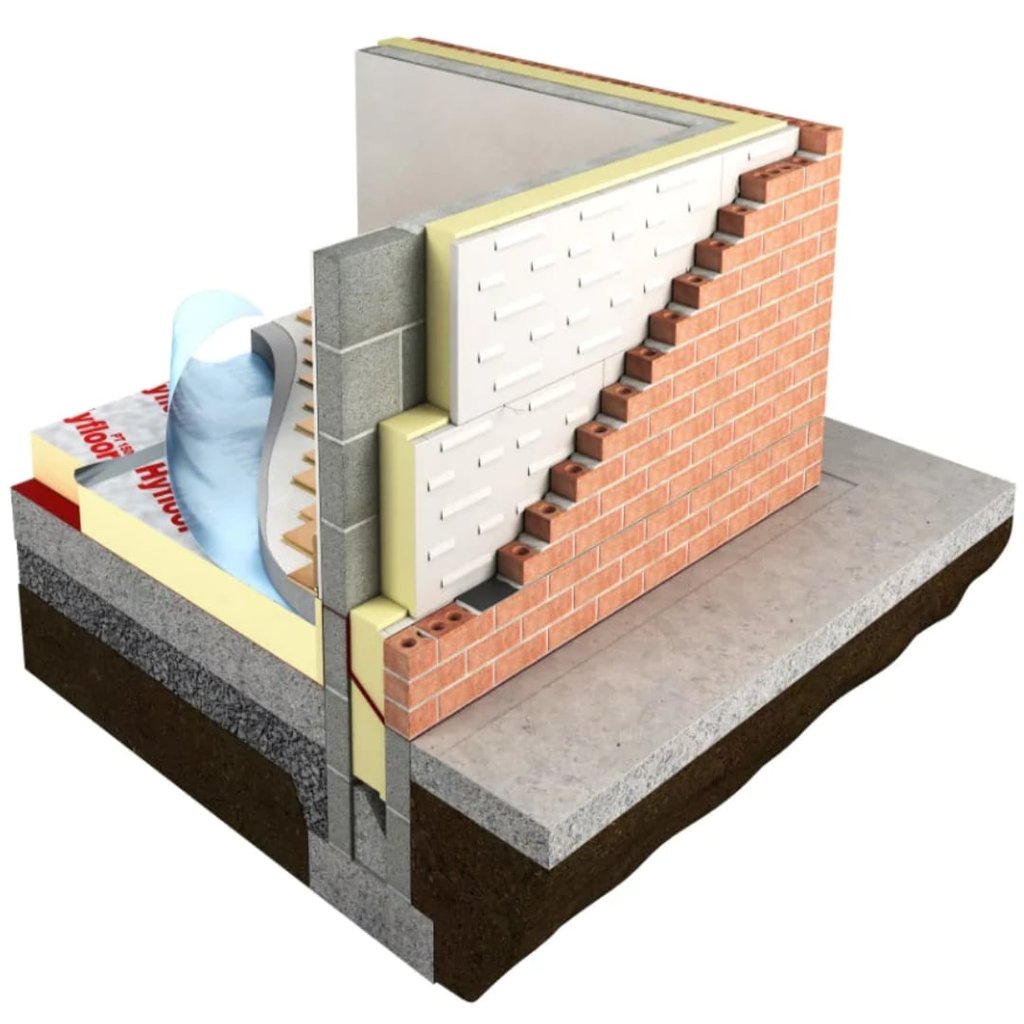 100mm Unilin ECO360/CW Partial Fill Cavity Wall PIR Insulation Board ...