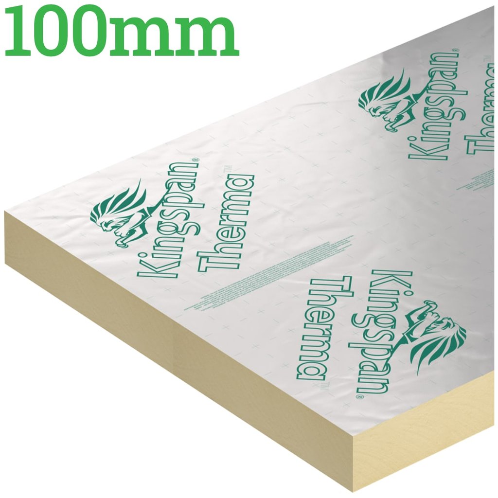 100mm Kingspan Thermawall TW55 PIR Insulation Board - Insulation Store ...