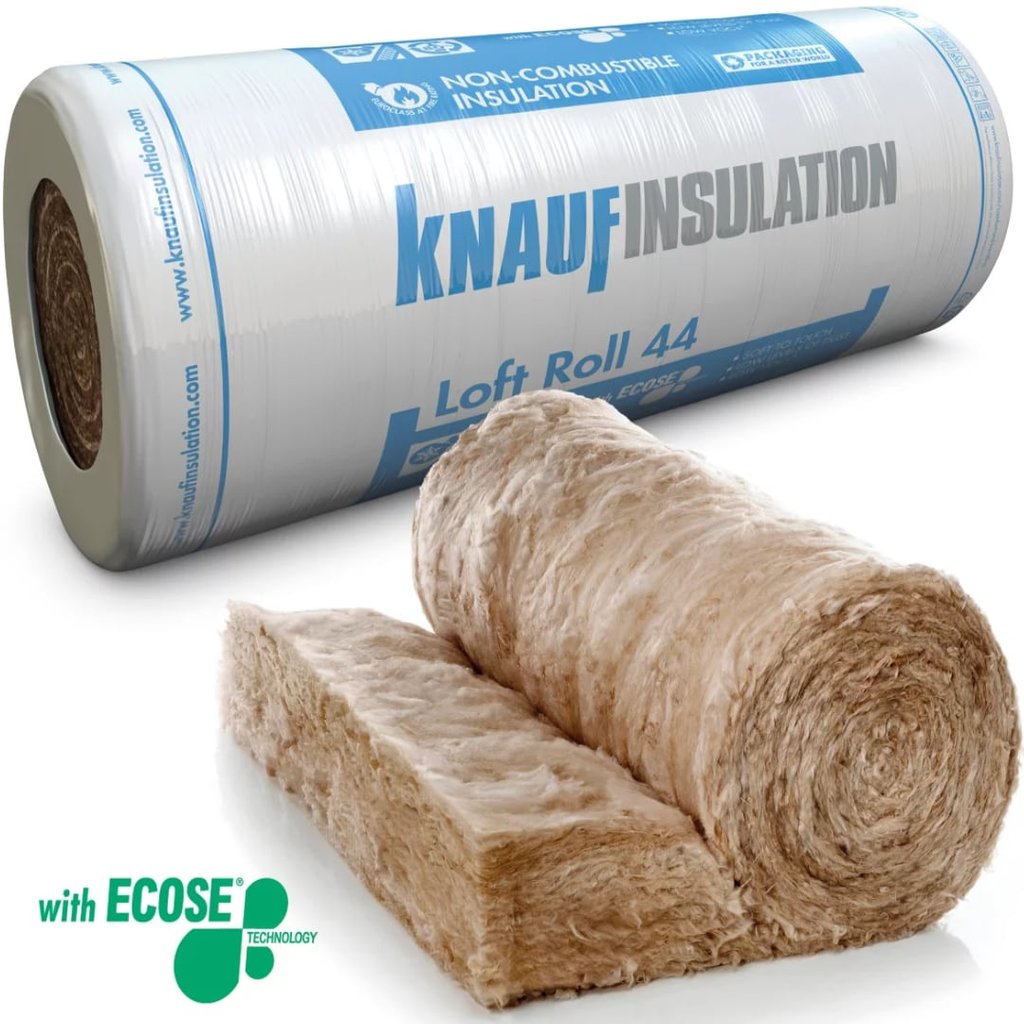 150mm Knauf Insulation Loft Roll 44 Combi Cut ( 9.17m2 ) - Insulation ...
