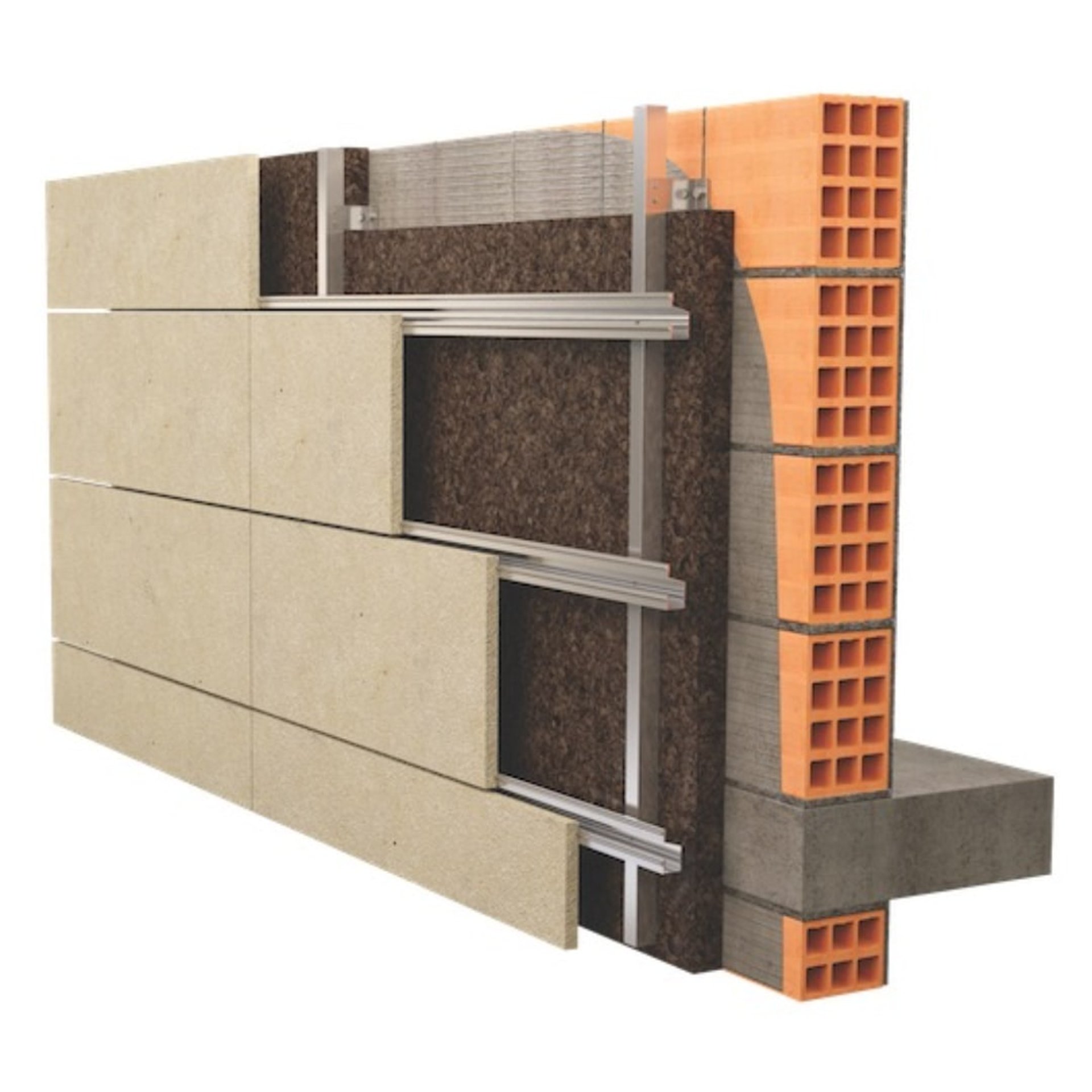 External Wall Rainscreen Facade - Knauf & Rockwool - browse