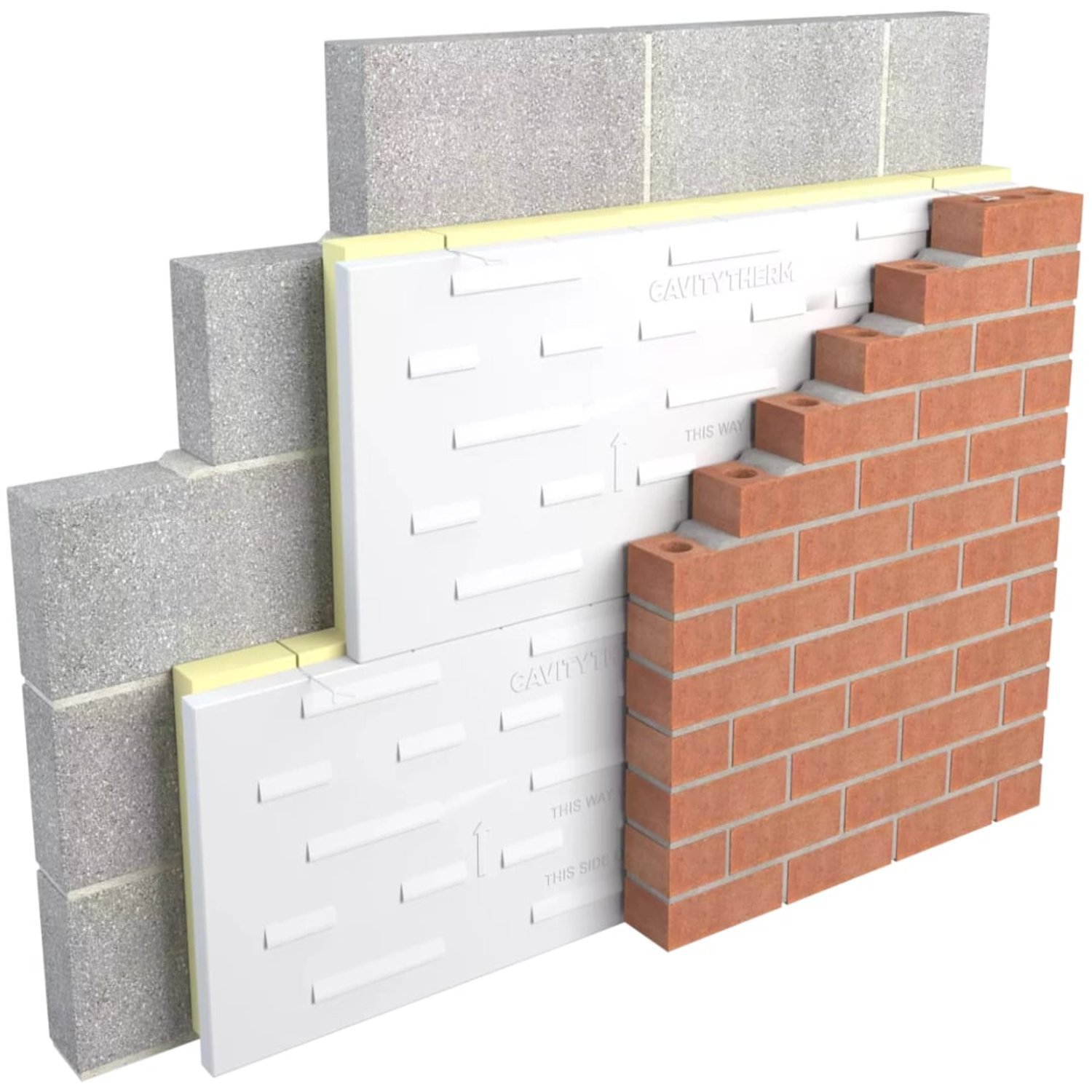 150mm Unilin ECO360/CT CavityTherm Full Fill Wall Insulation Board